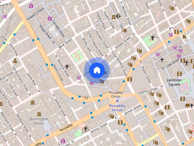 Sherwood Street, Soho, W1F