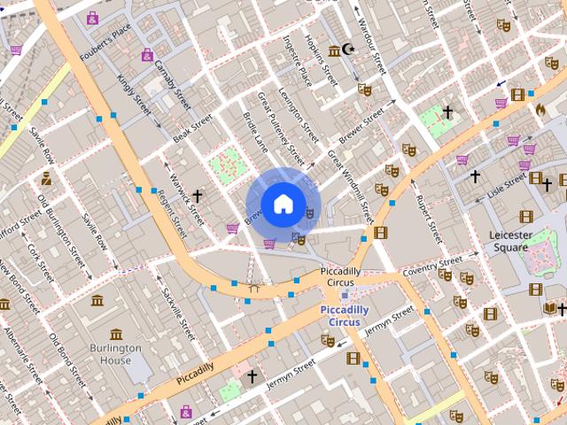 Sherwood Street, Soho, W1F