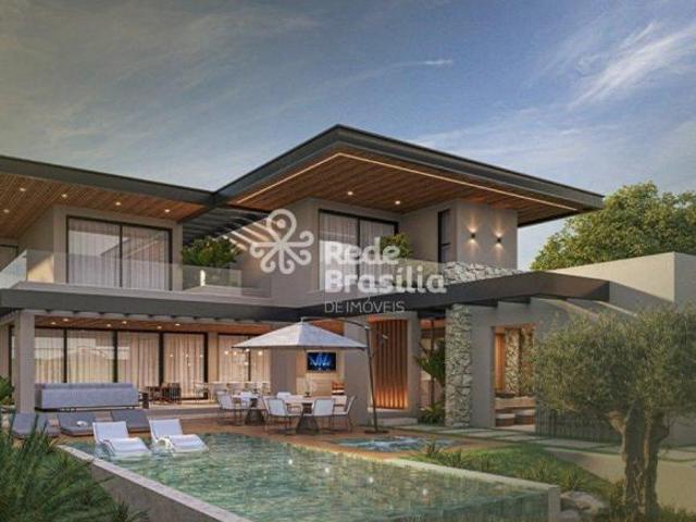 SHIS QI 7, Casa nova à venda com 4 suítes + lazer completo, Lago Sul, Brasília/DF