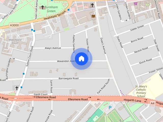 Single Semi Studio Flat in Ravenscroft Road, Chiswick, W4 5EQ * All Utility Bills Inc