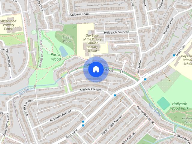Sidcup, Kent, DA15