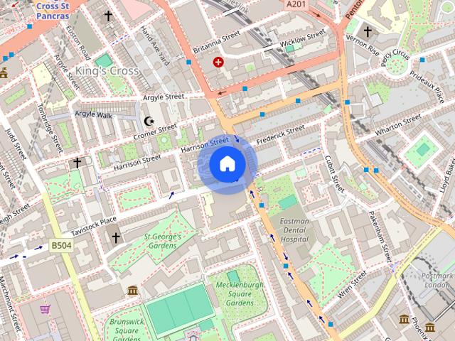 Sidmouth Street, kings cross WC1H