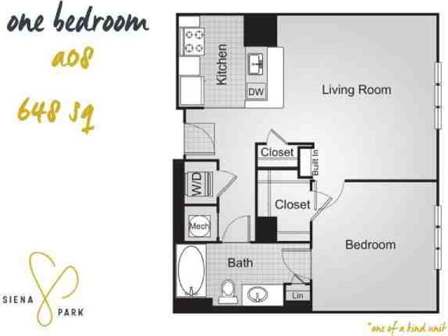 Siena Park 1 Bedroom Apartment for Rent at 2301 Columbia Pike, Arlington, VA 22204 Penrose