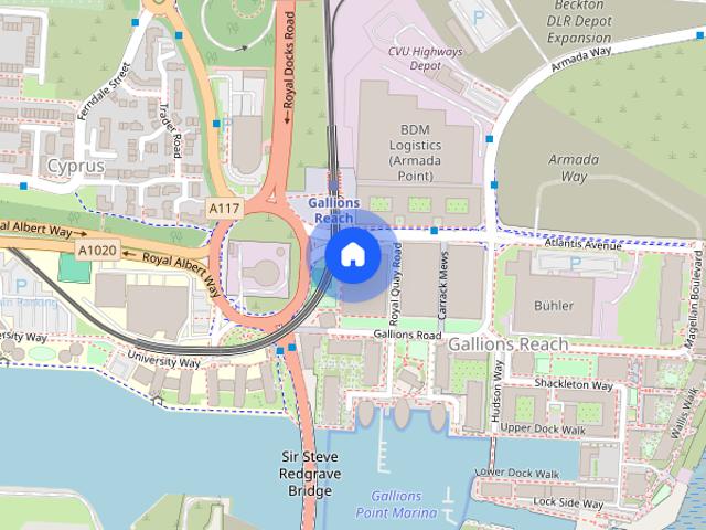 Silley Wier Promenade, Gallions Reach, London. E16