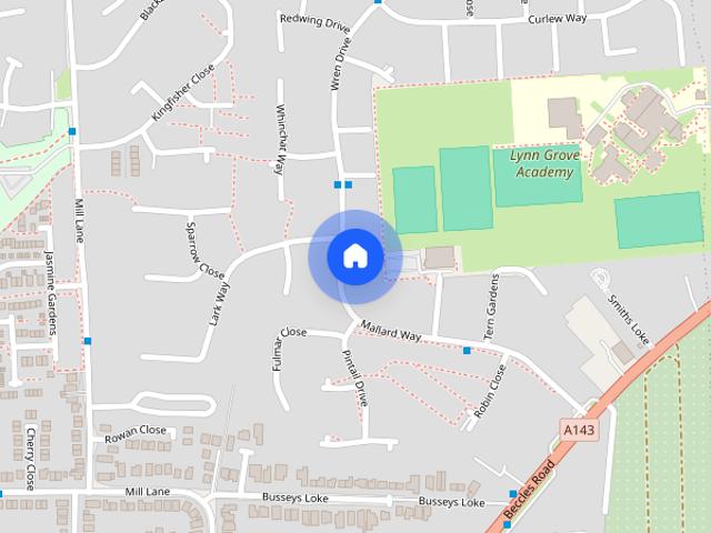 Siskin Close, Bradwell