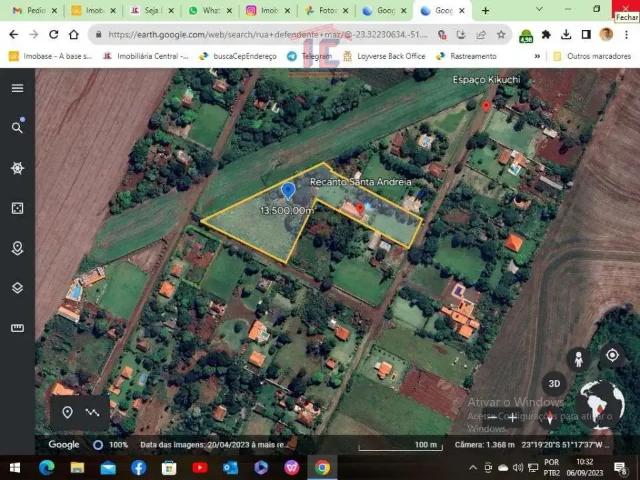 Sítio / Chácara para Venda em Cambé/PR Recanto Santa Andréa 2 Quartos
