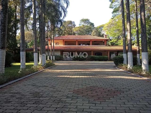Sítio / Chácara para Venda em Campinas/SP Loteamento Chácaras Vale das Garças 6 Quartos