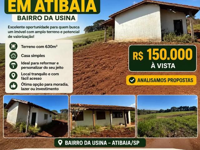 Sítio / Chácara para Venda em Atibaia/SP Usina 2 Quartos