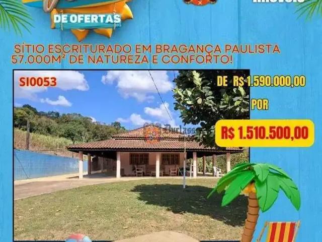 Sítio / Chácara para Venda em Bragança Paulista/SP Bairro do Agudo 4 Quartos