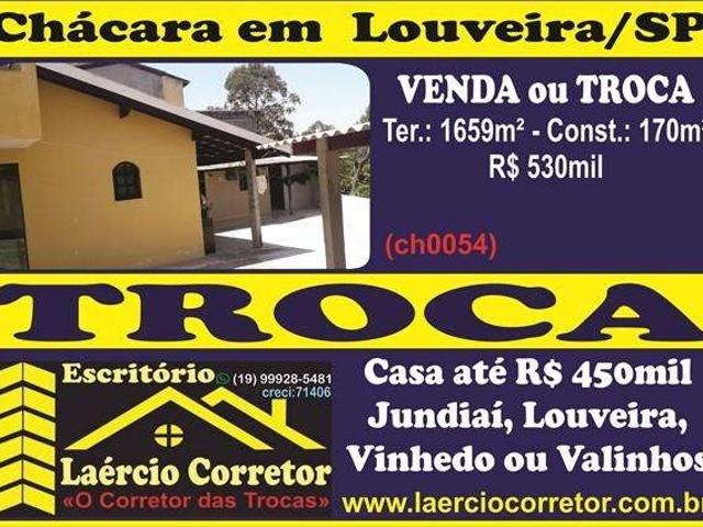 Sítio / Chácara para Venda em Louveira/SP Monterrey 3 Quartos