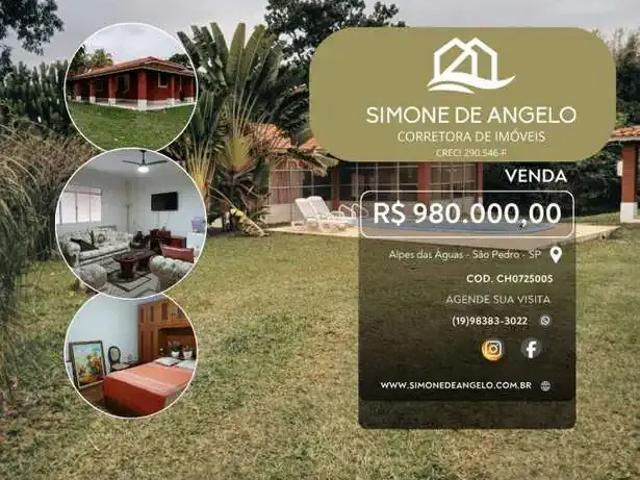 Sítio / Chácara para Venda em São Pedro/SP Alpes das Águas 4 Quartos