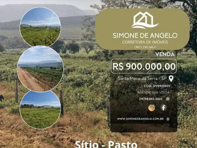 Sítio / Chácara para Venda em Santa Maria da Serra/SP Zona Rural