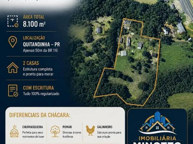 Sítio / Chácara para Venda em Quitandinha/PR Ribeirão Vermelho