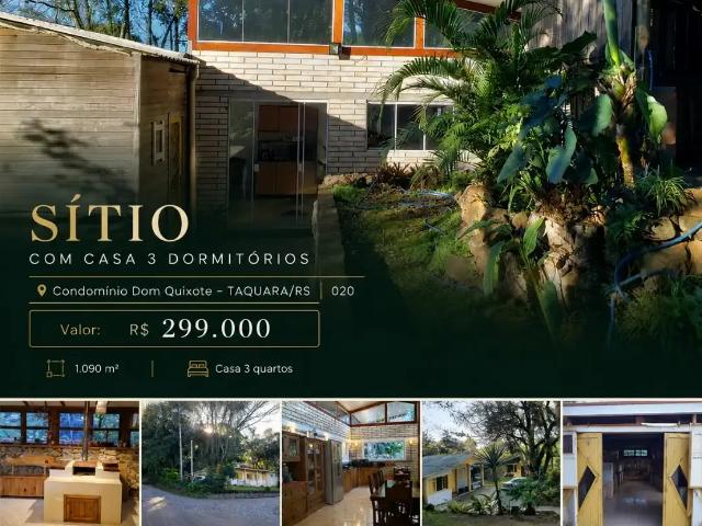 Sítio / Chácara para Venda em Taquara/RS Vila Machado Fazenda Fialho 3 Quartos