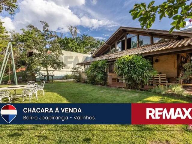 Sítio / Chácara para Venda em Valinhos/SP Joapiranga 3 Quartos