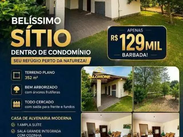 Sítio / Chácara para Venda em Viamão/RS Morro Grande 1 Quartos