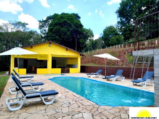 SÍTIO PARA TEMPORADA EM JUQUITIBA PISCINA ADULTO E INFANTIL