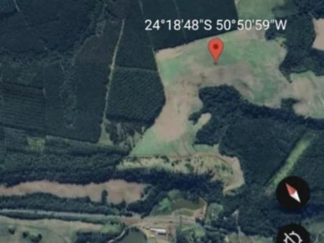 Sítio/Fazenda, 45 alqueires, planta 25 soja, com represa, cachoeira em Ortigueira Pr