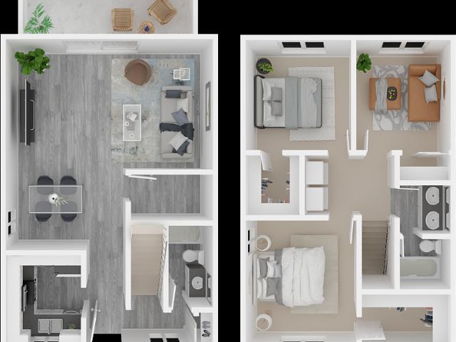 Sixty58 Townhomes 3 Bedroom Apartment for Rent at 6058 Riverside Blvd, Sacramento, CA 95831