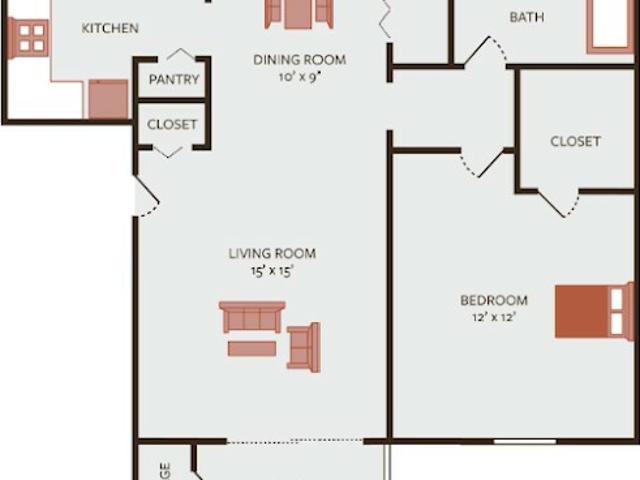 Somerset Apartments 1 Bedroom Apartment for Rent at Country Club Rd, Melbourne, FL 32901