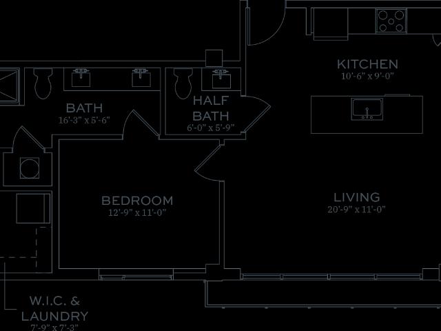 Sonder Studio Apartment for Rent at 1500 Meadow Lake Pkwy, Kansas City, MO 64114 Waldo