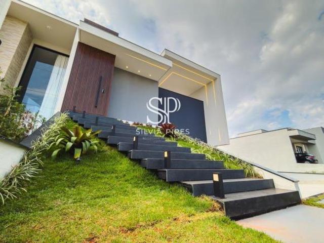 Sobrado maravilhoso amplo com piscina e vista Condomínio Gran Reserve Indaiatuba