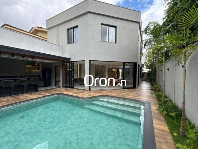 Sobrado mobiliado com 3 dormitórios à venda, 286 m² por R$ 3.650.000 Jardins Madri Goiânia/GO