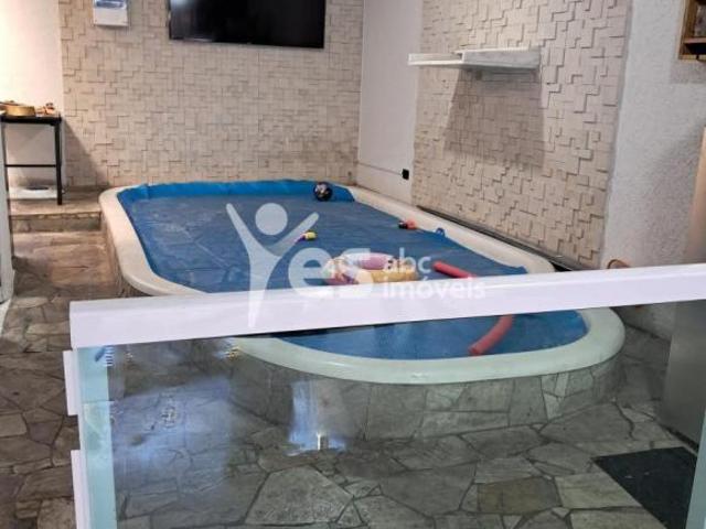Sobrado mobiliado com piscina e churrasqueira em Vila Assunção, Santo André Ve