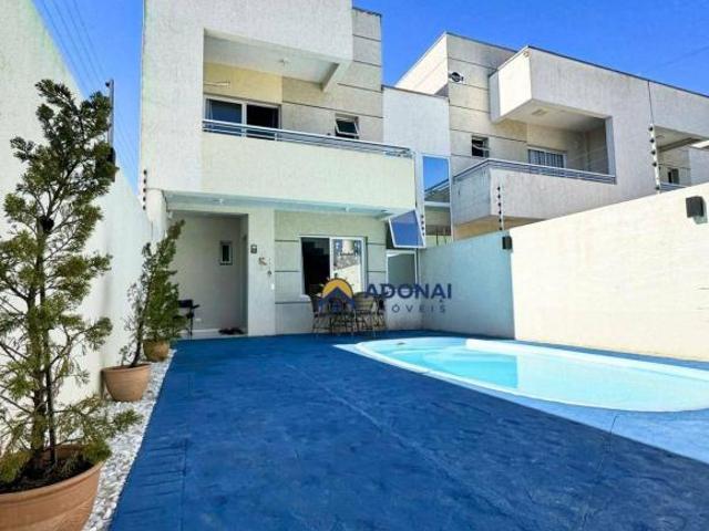 SOBRADO no LITORAL com Piscina, 3 dormitórios à venda, 112 m² por R$ 679.000 Eliana Guaratuba/PR