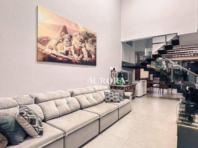 Sobrado no Parque Tauá com 3 suítes à venda, 207 m² por R$ 1.697.000 Condomínio Araçari Londrina