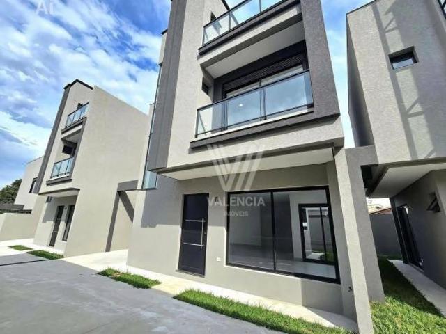 Sobrado Novo | 128m² priv | 3 Quarto | 3 suíte | 2 Vaga | Capão Raso Curitiba/PR