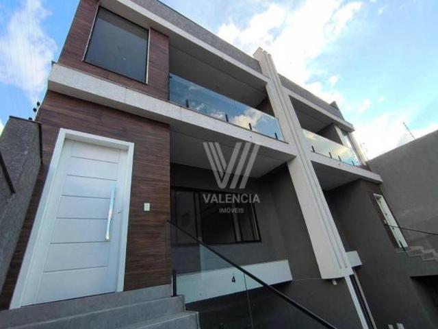 Sobrado Novo | 225m² priv | 4 Quarto | 1 suíte | 2 Vaga | Tingui Curitiba/PR