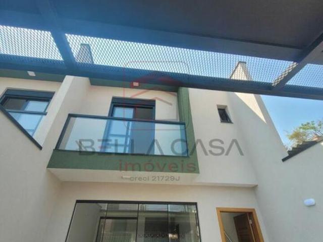 Sobrado novo, 2 dormitórios, 1 suíte e 2 vagas na Vila Alpina
