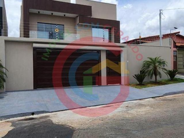Sobrado Novo 4 suítes. 5 Vagas. C/ Piscina. Parque Anhanguera