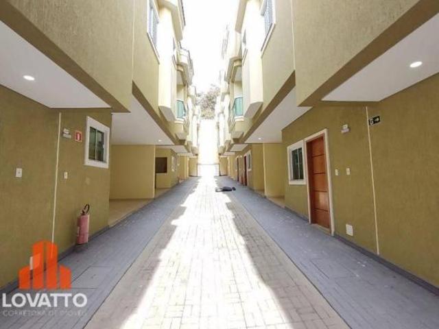 Sobrado novo com 2 dormitórios à venda Vila Príncipe de Gales Santo André/SP