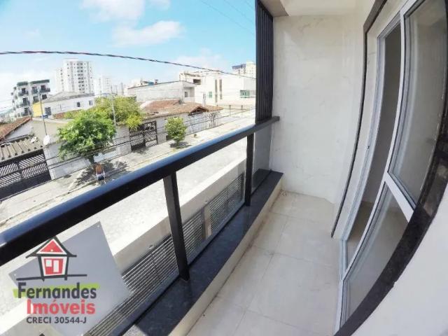Sobrado novo com 3 dormitórios à venda, 80 m² por R$ 480.000 Guilhermina Praia Grande/SP