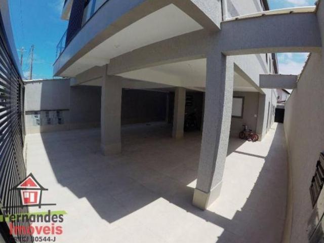 Sobrado novo com 3 dormitórios à venda, 80 m² por R$ 480.000 Guilhermina Praia Grande/SP