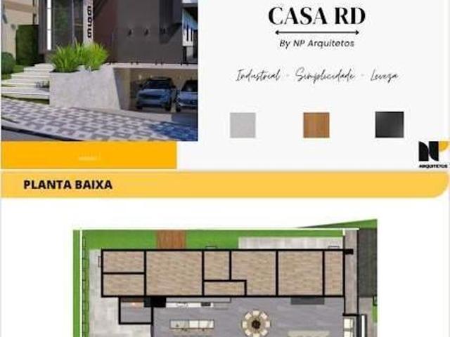 Sobrado Novo com 3 dormitórios à venda, 257 m² por R$ 1.537.000 Condomínio Residencial Fogaça Ja