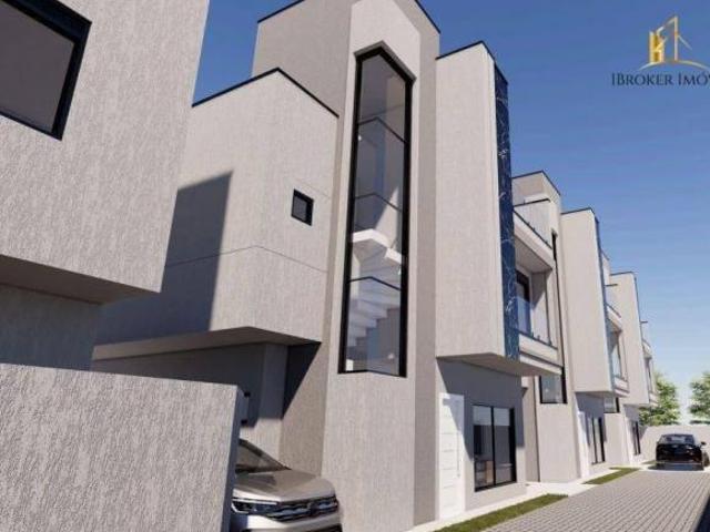 Sobrado NOVO com 3 suítes à venda, 127 m² A PARTIR DE R$ 898.000 Capão Raso Curitiba/PR