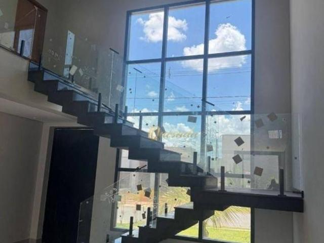 Sobrado novo à venda, 4 dormitórios, 3 suítes, piscina, Condomínio Milano, Indaiatuba
