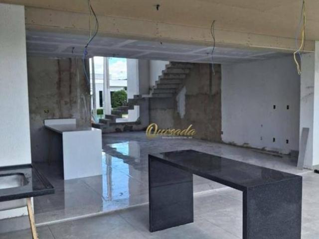 Sobrado novo à venda, 3 suítes, escritório, piscina, Condomínio Jardins di Roma, Indaiatuba