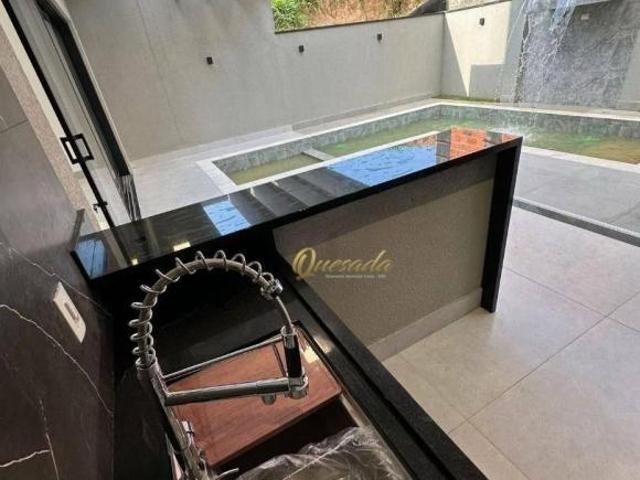 Sobrado novo à venda, 3 suítes, piscina, Condomínio London Park, Indaiatuba