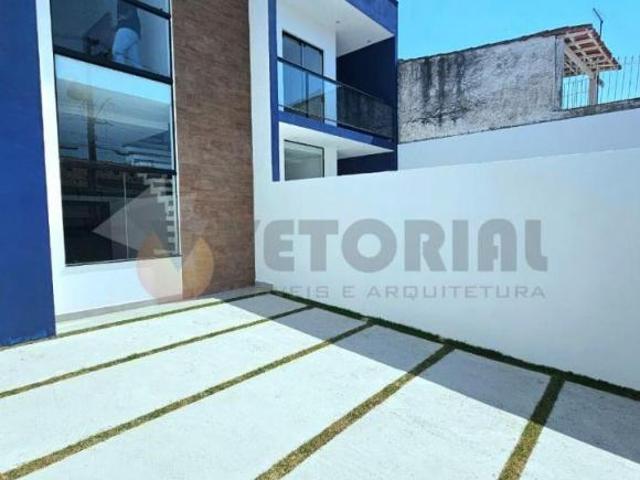 Sobrado novo à venda com 3 dormitórios no Porto Novo em Caraguatatuba SP