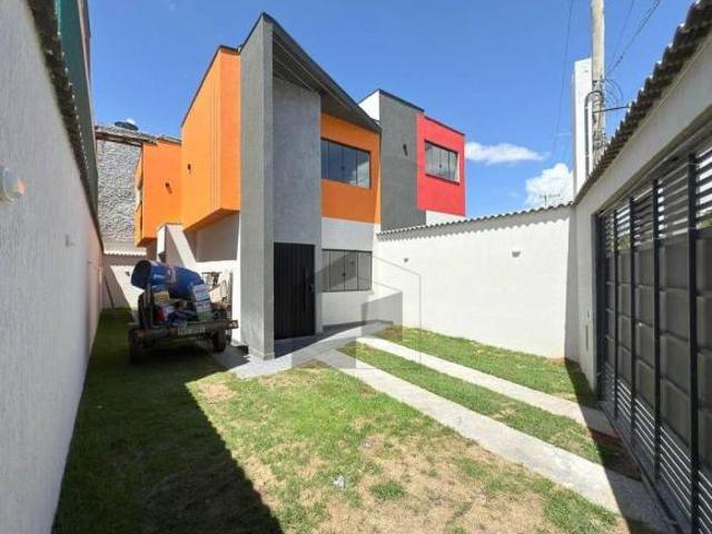 Sobrado novo à venda no Jardim São Bernardino com 2 dormitórios e espaço gourmet em Suzano