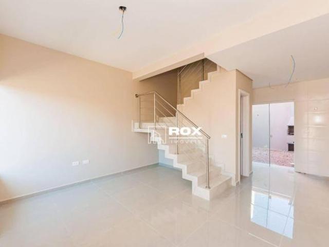 Sobrado novo de alto padrão com 3 quartos à venda, 93 m² por R$ 650.000 Cidade Industrial Curiti