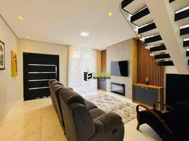 Sobrado Novo de Alto Padrão à Venda – Condomínio Terras de Atibaia I | 4 Dorms, Piscina e Lazer Comp