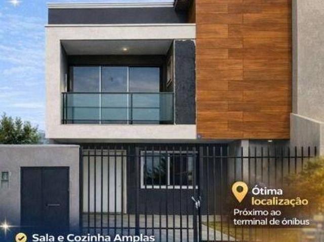 Sobrado novo de lançamento no Bairro Caiua