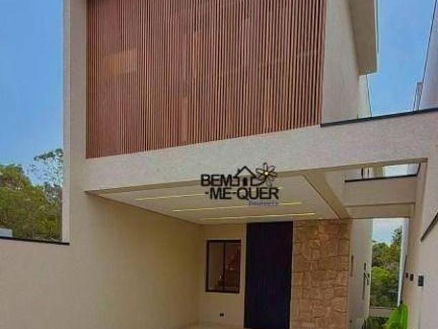 SOBRADO NOVO, MOBILIADO, 3 SUITES COM PISCINA VISTA MATA COND. VILLAS DO JAGUARI