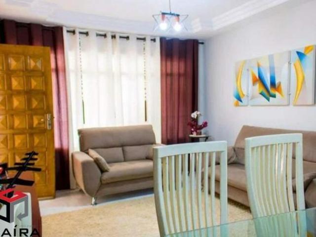 Sobrado à venda 3 quartos 1 suíte 2 vagas Camilópolis Santo André SP