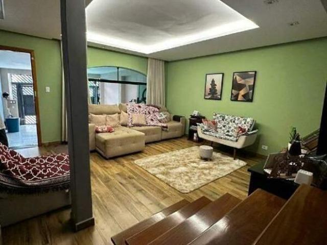 Sobrado à venda 3 quartos 1 suíte 2 vagas Paraíso Santo André SP